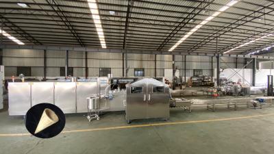 China 6kg/h Full Automatic Ice Cream Cone Making Machine With PLC Systerm for sale