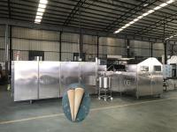 China 6kg/h Biscuit Ice Cream Cone Making Machine With PLC Systerm for sale