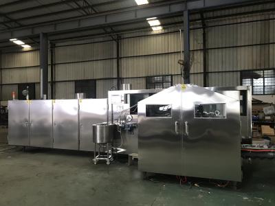 China Schneider Electric Accesories 3800kg Ice Cream Cone Production Line With 7x2.1x2m Dimensions for sale
