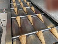 China Efficient Ice Cream Cone Baking Machine Stainless Steel Material Durable for sale