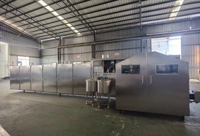 China Stainless Steel Productivity Ice Cream Cone Production Line 3.37kw Power 380V for sale