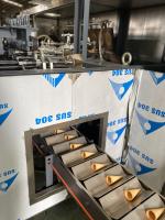 China Polished 5000pcs/H  Industrial Ice Cream wafer Cone Making Machine for sale