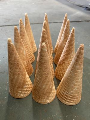 China Tunnel Type 3000pcs/h Full Automatic Ice Cream Cone Machine for sale