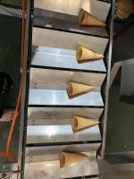 China 3.37kw 8kg/h Natural Gas Suger Cone Baking Machine for sale