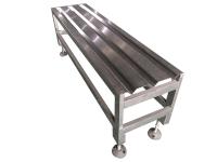 China 1.5m x 0.4m x 0.7m Sugar Cone Baking Machine Storage Table for sale