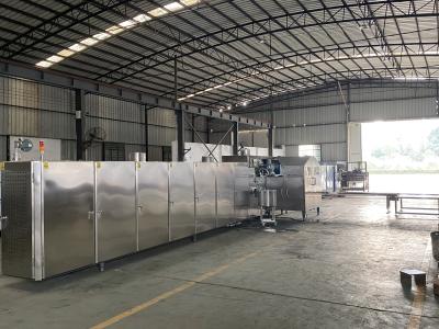 China 7500pcs/H 4.37kw Ice Cream Wafer Cone Machine Schneider PLC Control for sale