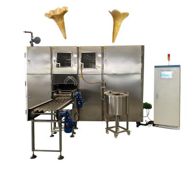 China Full Automatic wafer Cone Making Machine Steel Structure Space Saving for sale