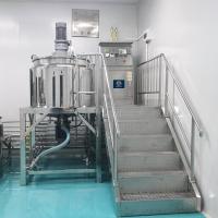 China Cosmetic Industry Liquid Homogenizer Mixer With Three Layer Stainless Steel Pot Body for sale