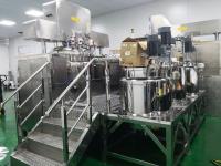 China Stainless Steel  Toothpaste Manufacturing Equipment With Homogenizing / Emulsifying for sale