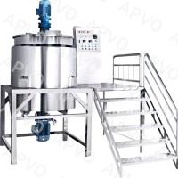 China 65RPM SUS304 Liquid Detergent Manufacturing Machine 500L Liquid Chemical Mixer for sale