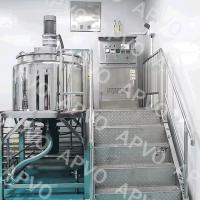 China 65RPM SUS304 Liquid Detergent Manufacturing Machine 500L Liquid Chemical Mixer for sale