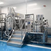 China SS316L Mayonnaise Manufacturing Machine Vacuum Emulsifying Mixer 50-5000L for sale
