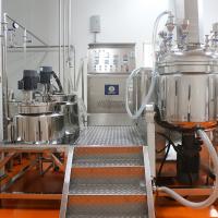 China Toothpaste Production Vacuum Emulsifying Machine Shampoo Homogenizer 300L-3000L for sale