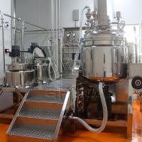 China Toothpaste Production Vacuum Emulsifying Machine Shampoo Homogenizer 300L-3000L for sale