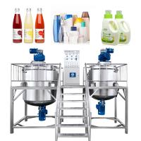 China Customized Liquid Detergent Manufacturing Machine High Shear Mixer Homogenizer for sale