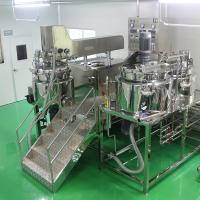 China High Speed Vacuum Homogenizer Machine Liquid Soap Making Machine 500L 800L for sale