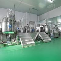 China High Speed Vacuum Homogenizer Machine Liquid Soap Making Machine 500L 800L for sale