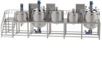 China PLC Conntrol Vacuum Homogenizer Machine For Shampoo Toothpaste Production for sale