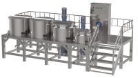 China PLC Conntrol Vacuum Homogenizer Machine For Shampoo Toothpaste Production for sale