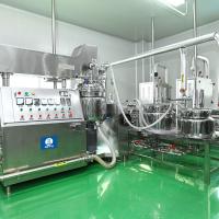 China Stainless Steel 316/304 Cosmetic Emulsifier Mixer Speed 0-3600rpm  Bottom Homogenizing for sale
