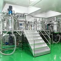 China Stainless Steel 316/304 Cosmetic Emulsifier Mixer Speed 0-3600rpm  Bottom Homogenizing for sale