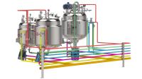 China 0-3600rpm Speed Liquid Homogenizer Emulsifier Tank For Daily Chemical Product for sale