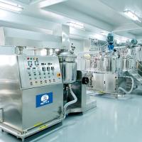 China Electric / Steam Heating Vacuum Liquid Mixer Machine With Precise Temperature Control for sale