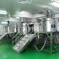 China Electric / Steam Heating Vacuum Liquid Mixer Machine With Precise Temperature Control for sale