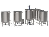 China Hydraulic Lifting Vacuum Emulsifier Homogenizer 316/304 Stainless Steel Material for sale