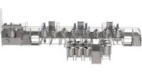 China High Shear Homogenizer Machine With Hydraulic Lifting Lid Double Jackets for sale