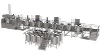China High Shear Homogenizer Machine With Hydraulic Lifting Lid Double Jackets for sale