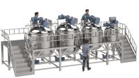China SS316/304 Liquid Detergent Mixer With Hydraulic Lifting And Double Jackets for sale