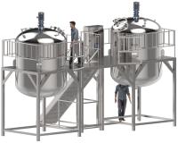 China 316/304 Stainless Steel Liquid Detergent Mixer Homogenizer Machine for sale