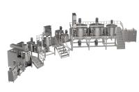 China Vacuum Hydraulic Lifting Toothpaste Making Machine For Emulsification for sale