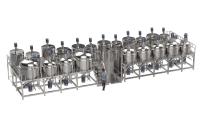 China Vacuum Hydraulic Lifting Toothpaste Making Machine For Emulsification for sale