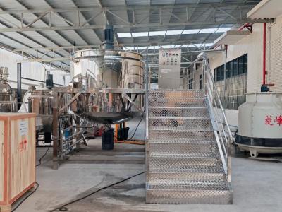 China 3000L Steam Heated Homogenizing Mixer For Liquid Detergent Production for sale