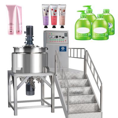 China 50l 200l 500l 1000l 5000l Liquid Detergent Mixing Machine Shampoo Making Equipment Cosmetics Production Line for sale