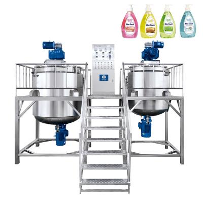 China Liquid Soap Making Machine Price Homogenizer Mixer Blender Mixing Paste Products for sale