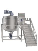 China Vacuum Emulsifying Mixer Shampoo Soap Making Machine Homogenizing Mixing Tank Solution For Cosmetics Equipment for sale