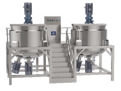 China Mixing Machine Shampoo Making Machine Liquid Detergent Homogenizer Mixing Tank Liquid Washing Mixer for sale