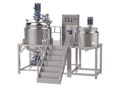 China Custom Cosmetic Cream Shampoo Liquid Soap Making Machine 100L 500L Dishwashing Liquid Toothpaste Mayonnaise Production Line for sale