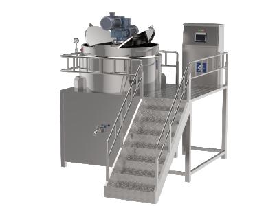 China Liquid Detergent Mixing Machine With Agitator Chemical Making Machine Electric Heating Industrial Liquid Mixer tank for sale