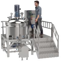 China Cosmetic Mixing Equipment Shampoo Hand Cream Manufacturing Equipment Cosmetic Mixer Machine for sale