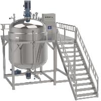 China Vacuum Emulsifier for Cream Cosmetic Machine Production Line Skin Care Mixing Machine Ointment Mixing tank for Bodylotions for sale