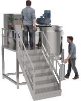 China Homogenizer Mixer 500L 1000L Emulsifier Homogenizer Machine Liquid Soap Making Machine for sale