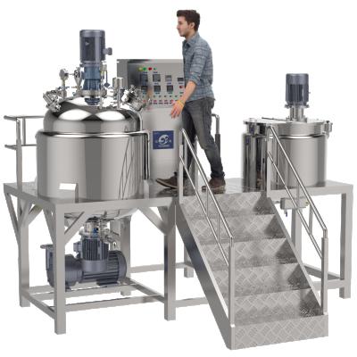 China Cosmetic Cream Mixing Machine Homogenizer Emulsifying Mixer Liquid Soap Hand Wash Shampoo Making Machine for sale