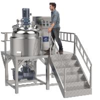 China Hot Sale High Quality Paste Cream Liquid Soap Vacuum Homogeneous Emulsifier Mixing Chemical Making Machine for sale