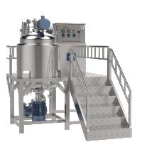 China High Quality Stainless Steel Cosmetic Liquid Mixer Shampoo Detergent Making Blending Machine Cosmetic Mixing Tank for sale