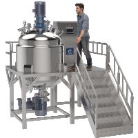 China 200L300L Detergent Mixing Machine Liquid Soap Making Machine Shampoo Mixing Equipment for sale