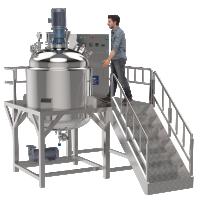 China Homogenizer Mixing Machine Cosmetic Cream Emulsifying Vacuum Milling Capability Chemical Processing Manufacturing Plants for sale